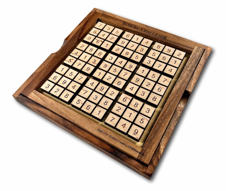 Sudoku Challenge Brain Teaser Puzzle Create Your Own Sudoku - Etsy Canada