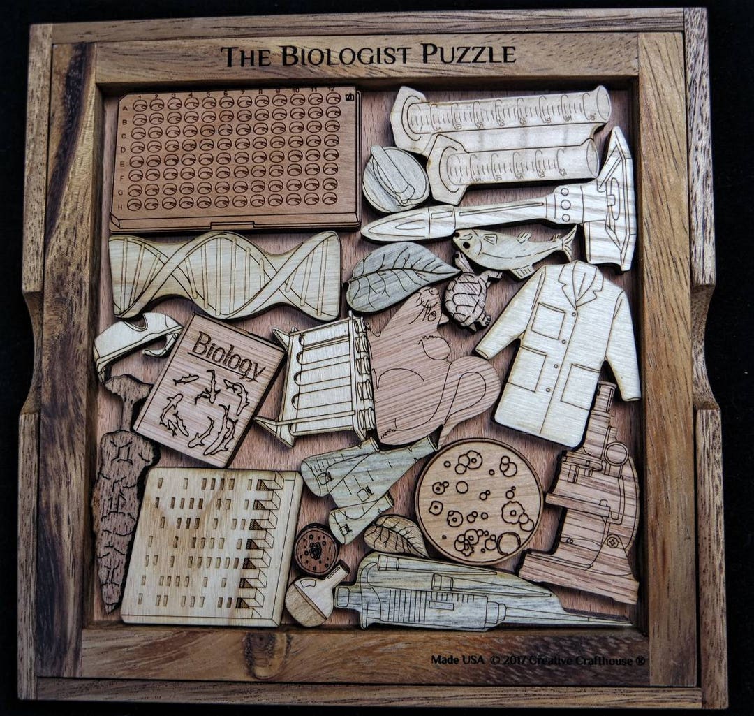 Biologist Puzzle - Biology Scientists Dilemma - Picture Frame Puzzle ...