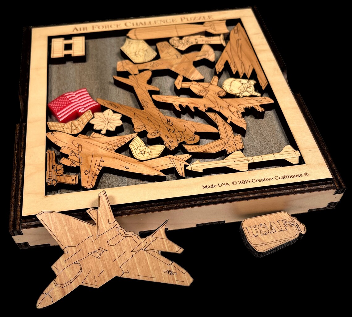 Air Force Challenge Puzzle Can Be Personalized With Custom - Etsy