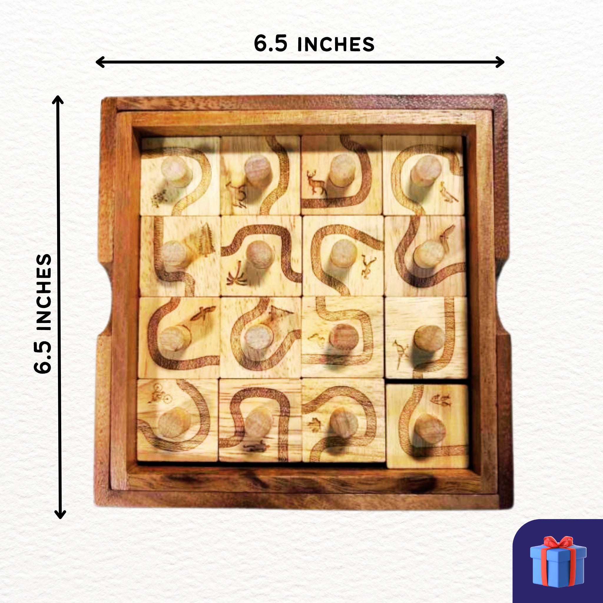 Trail Run Wooden Puzzle, Brain Teaser Puzzle for Adults, Logic Puzzle ...