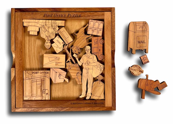 Mail Carrier Number Puzzle Craft Preschool Post Office Lesson Planning