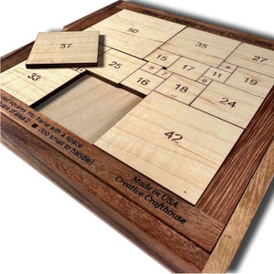 Order 21 Perfect Square Dissection Puzzle, Math Puzzle, Math Game, Math ...