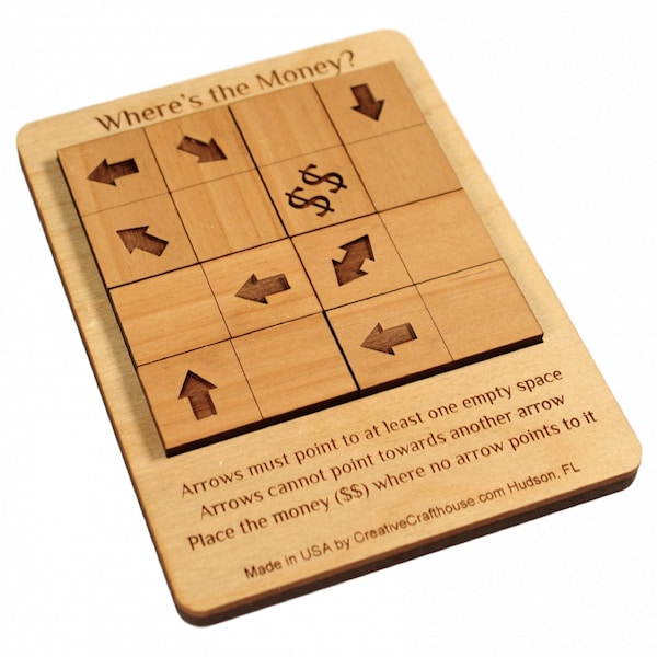 Money Puzzle Box - Etsy