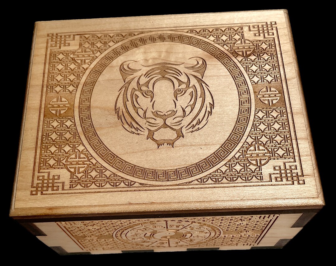 Hurricane Puzzle Box - Tiger Edition - Etsy