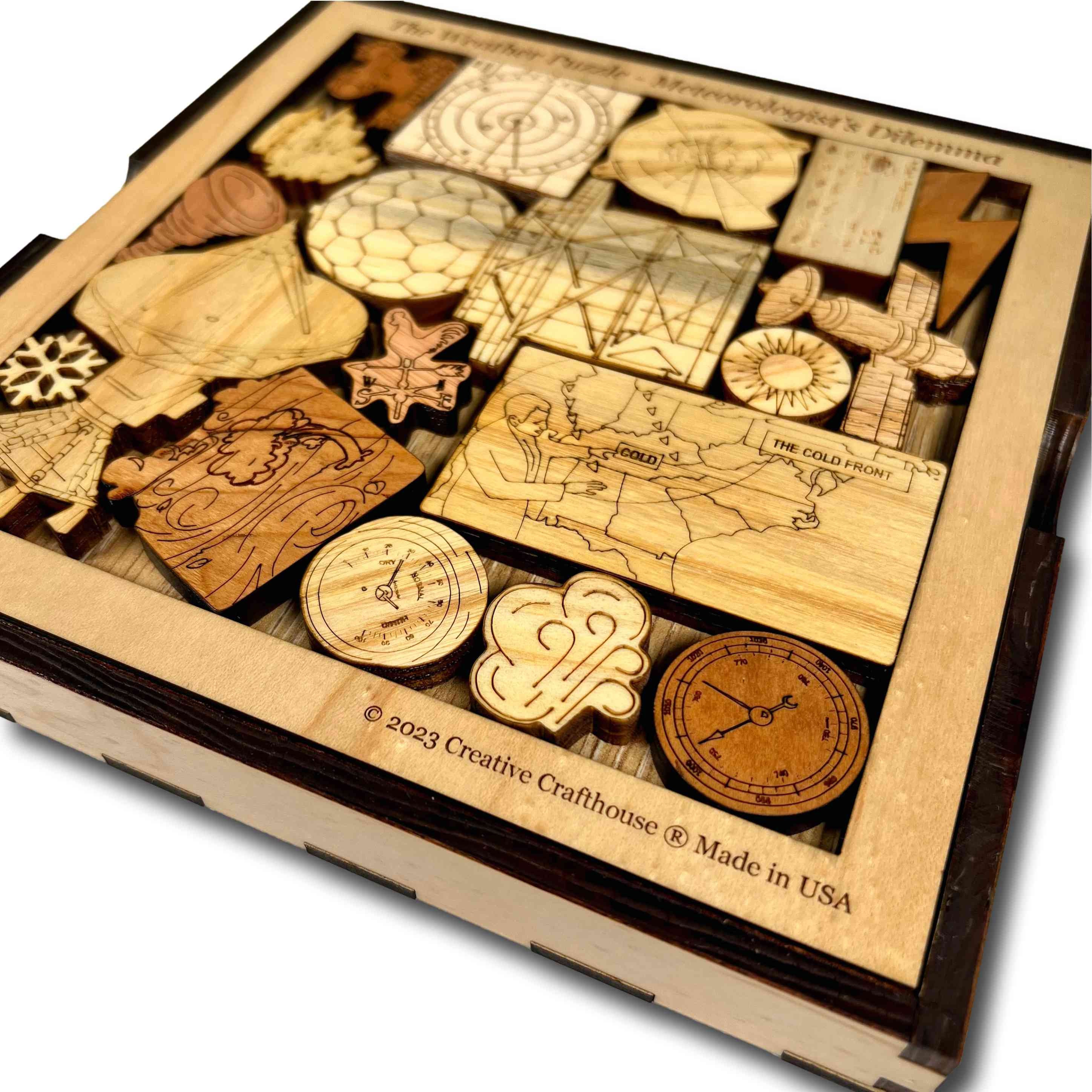 Personalized Weather Puzzle, Meteorologist Gift, Challenging Puzzle ...