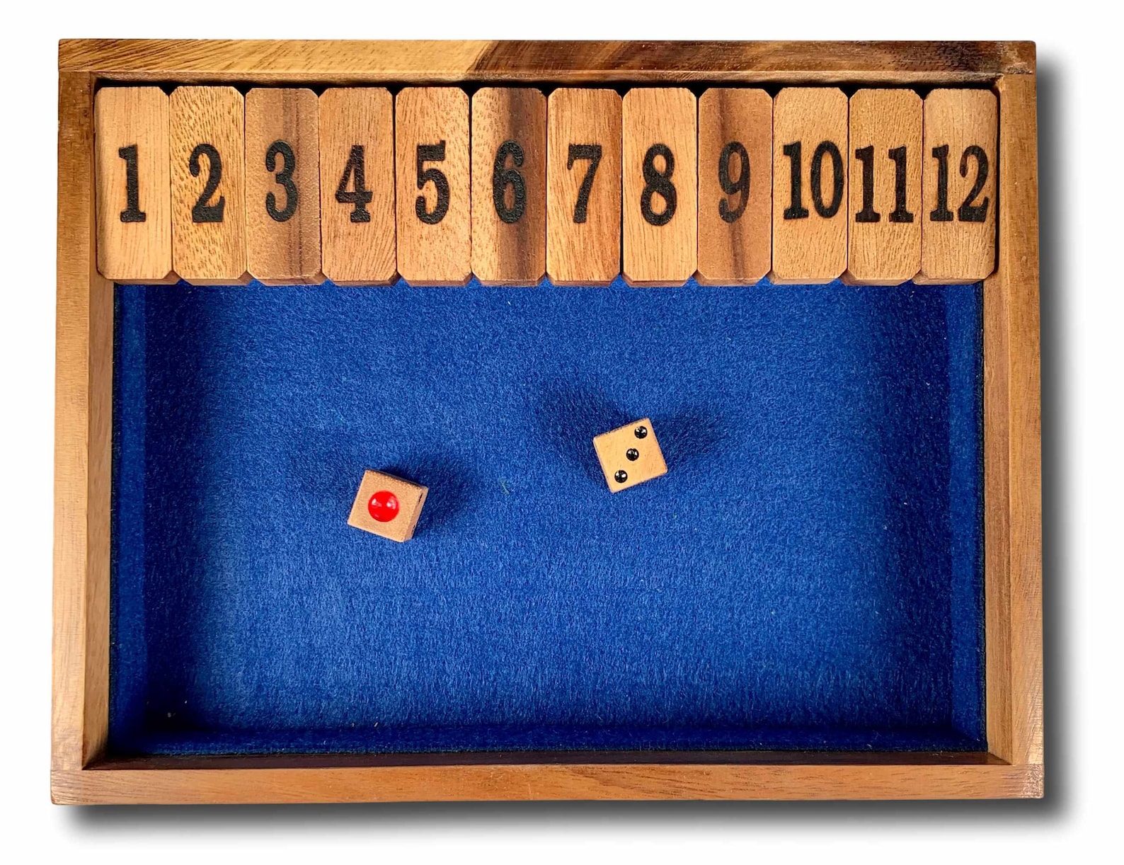 Shut the Box Game, Wooden Game, Close the Box Game, Educational Game ...