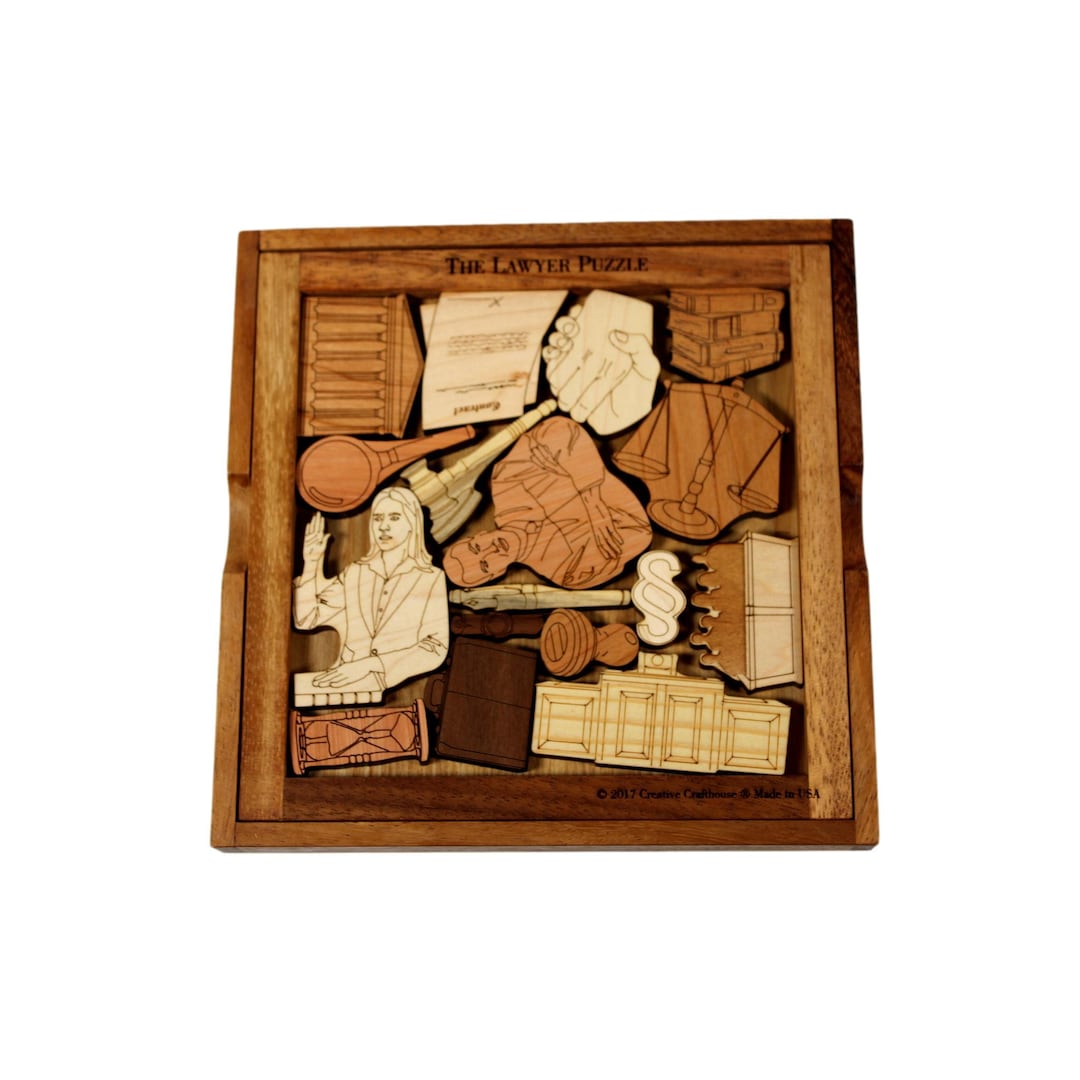The Lawyer Puzzle, Personalized Lawyer Gift, 2026 Law Student ...