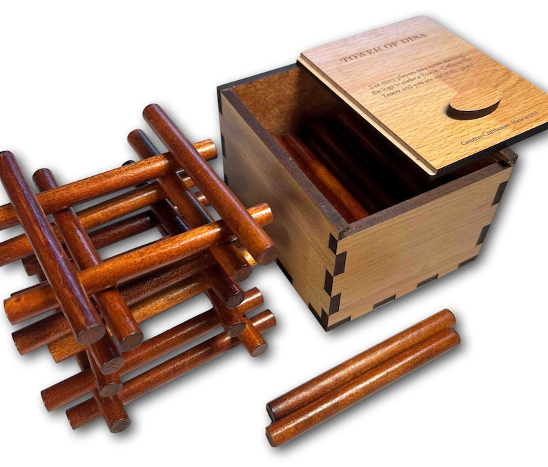 Disa Tower Game How High Can You Stack It 1 to 4 Players - Etsy