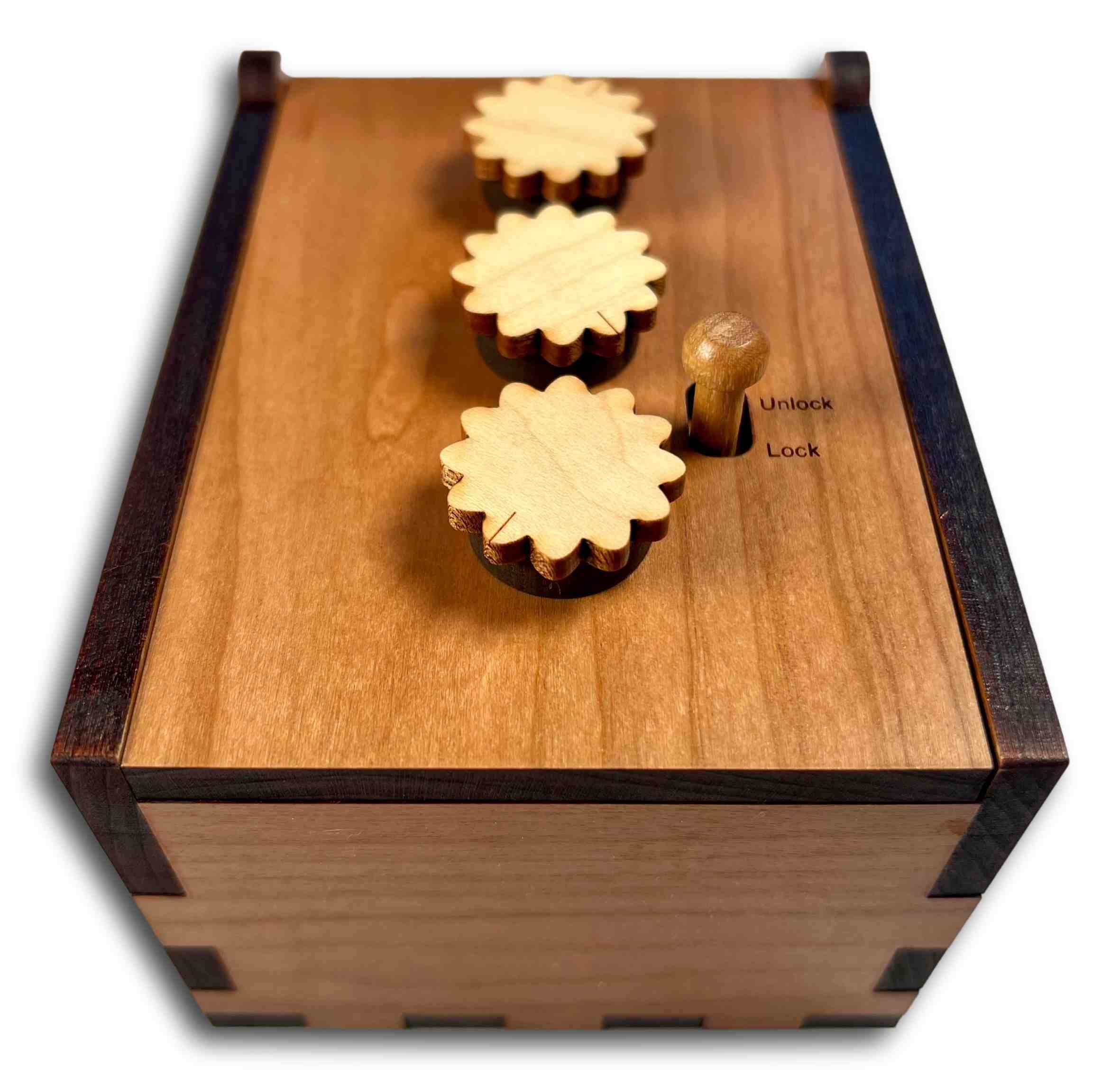 Secret Lock Box II Can You Open the Box... Put a Gift Inside - Etsy