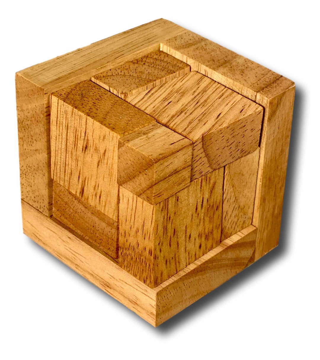 4D Illusion Puzzle, Mind Bending Wooden Desk Puzzle, Optical Illusion ...