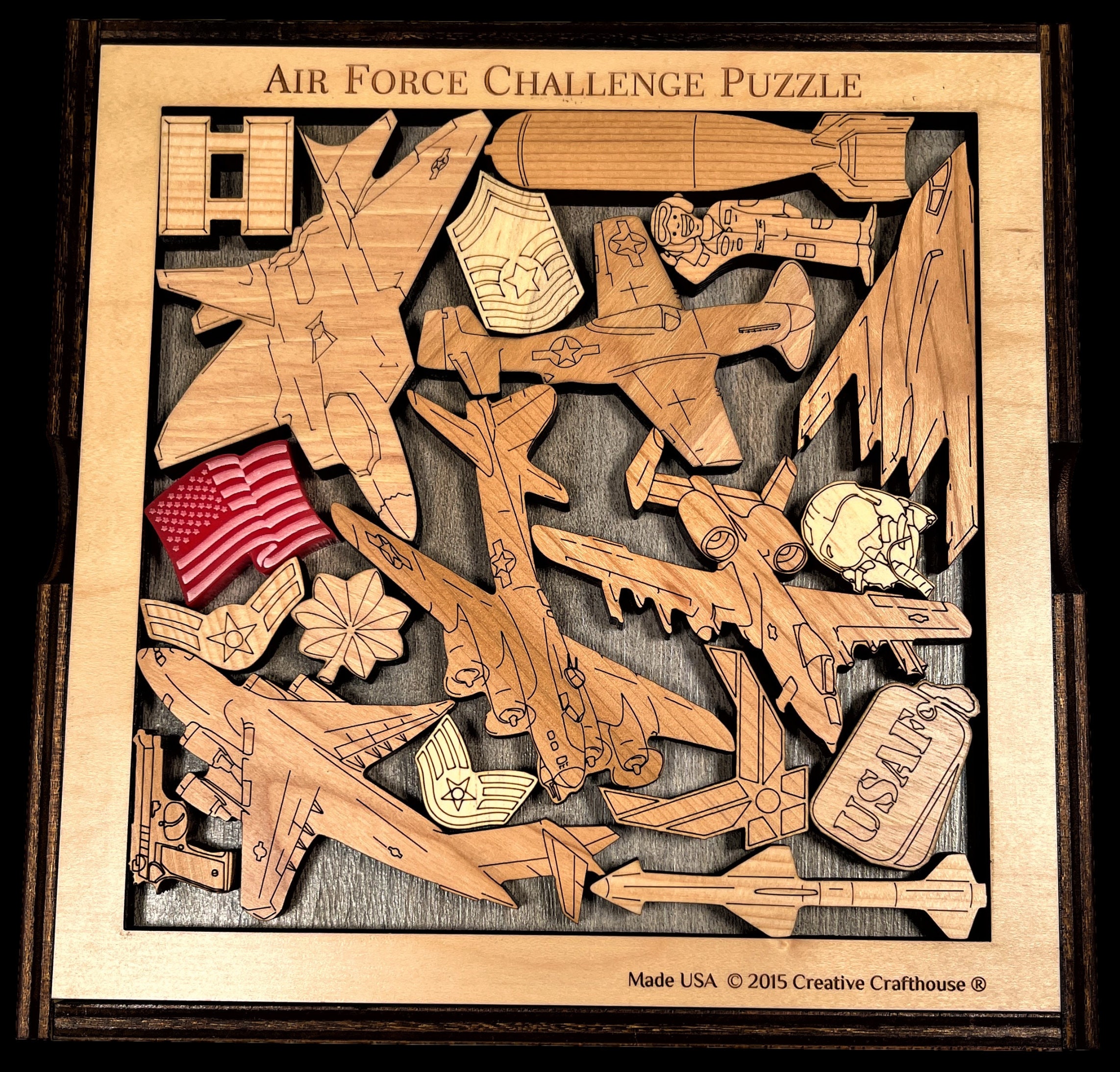 Air Force Challenge Puzzle Can Be Personalized With Custom - Etsy
