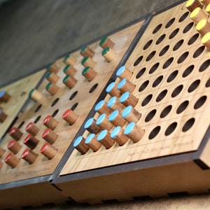 Handcrafted Wooden Game Trio: Chinese Checkers 2 Person, Fox & Geese, Traditional Checkers ...