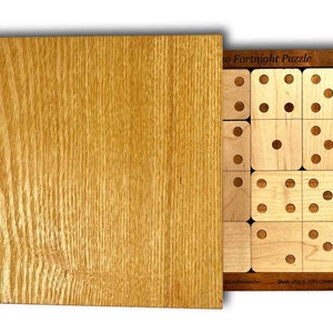 Domino and Math Wooden Puzzle for Ages 13 and up Unique Gift Idea for ...