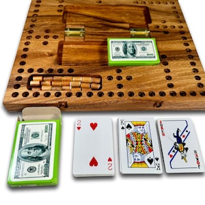 Personalized Pegs and Jokers Board Game, Family Wooden Board Game ...