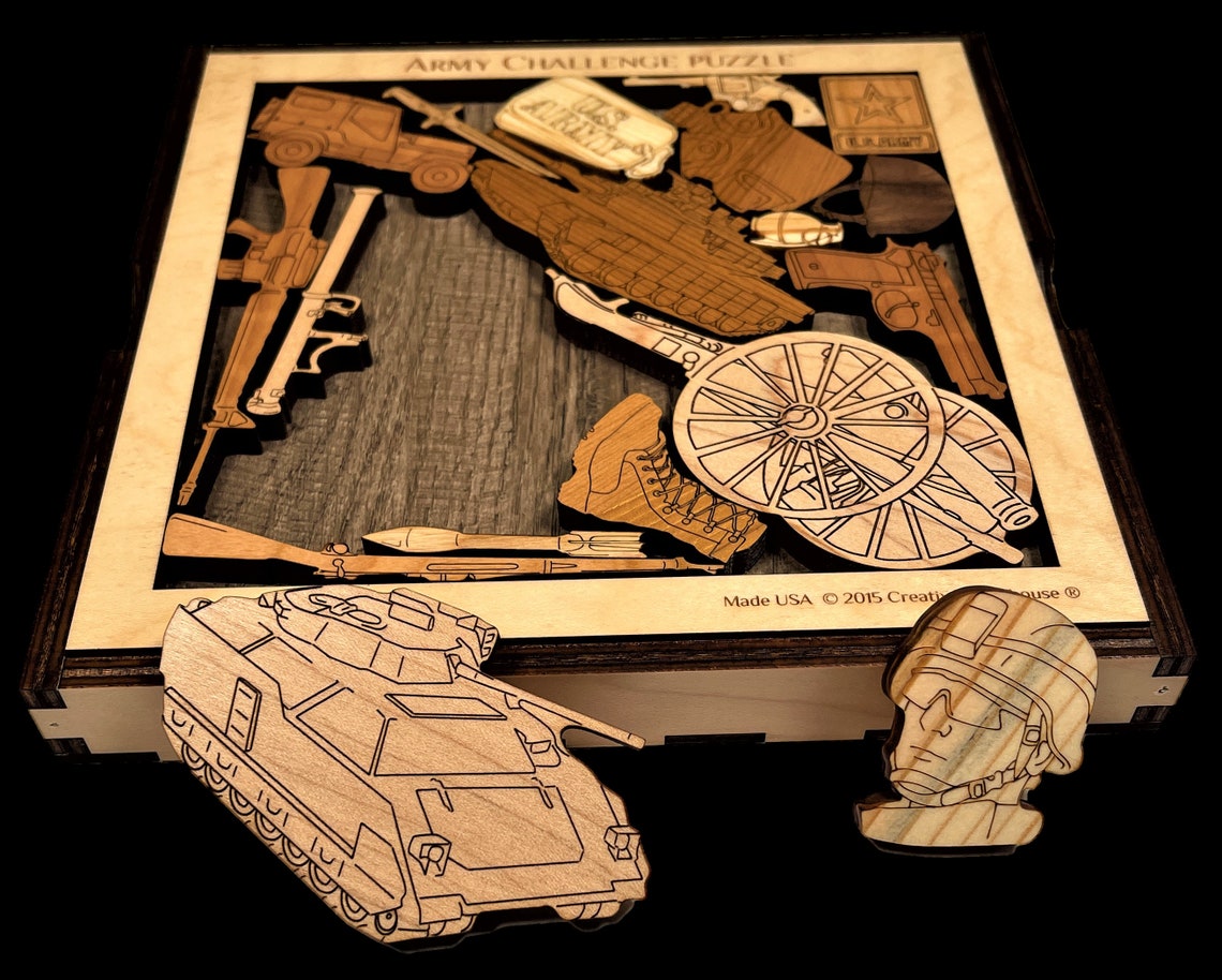 Army Challenge Puzzle - Can You Complete the Mission? - Artistic and ...