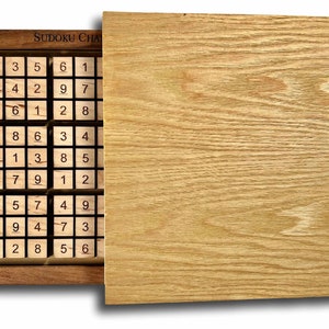 Sudoku Board, Wooden Sudoku, Personalized Sudoku Challenge Game, Sudoku ...