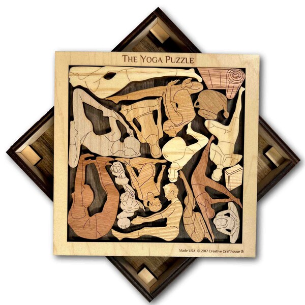 Yoga Puzzle - Etsy