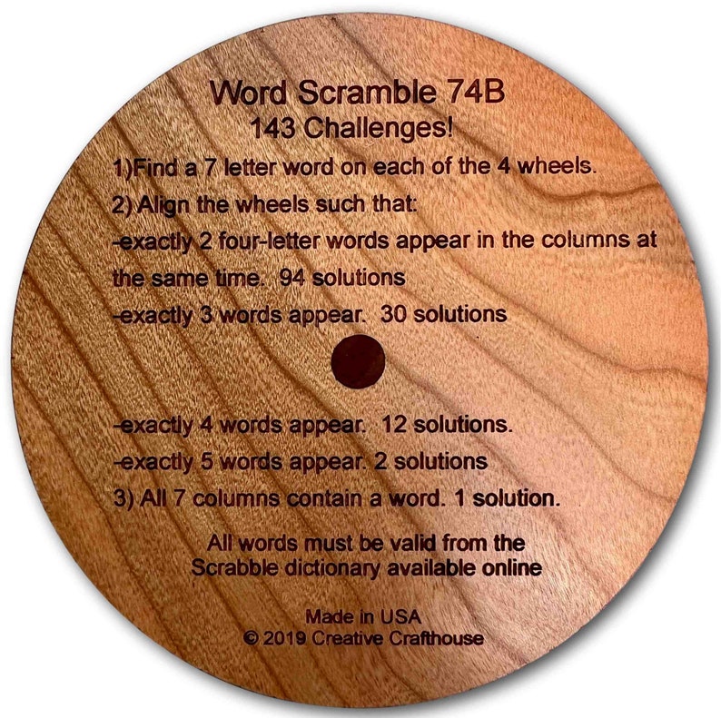 Word Wheel Puzzle, Word Wheel Scramble 74B, Word Search Challenge, Word ...