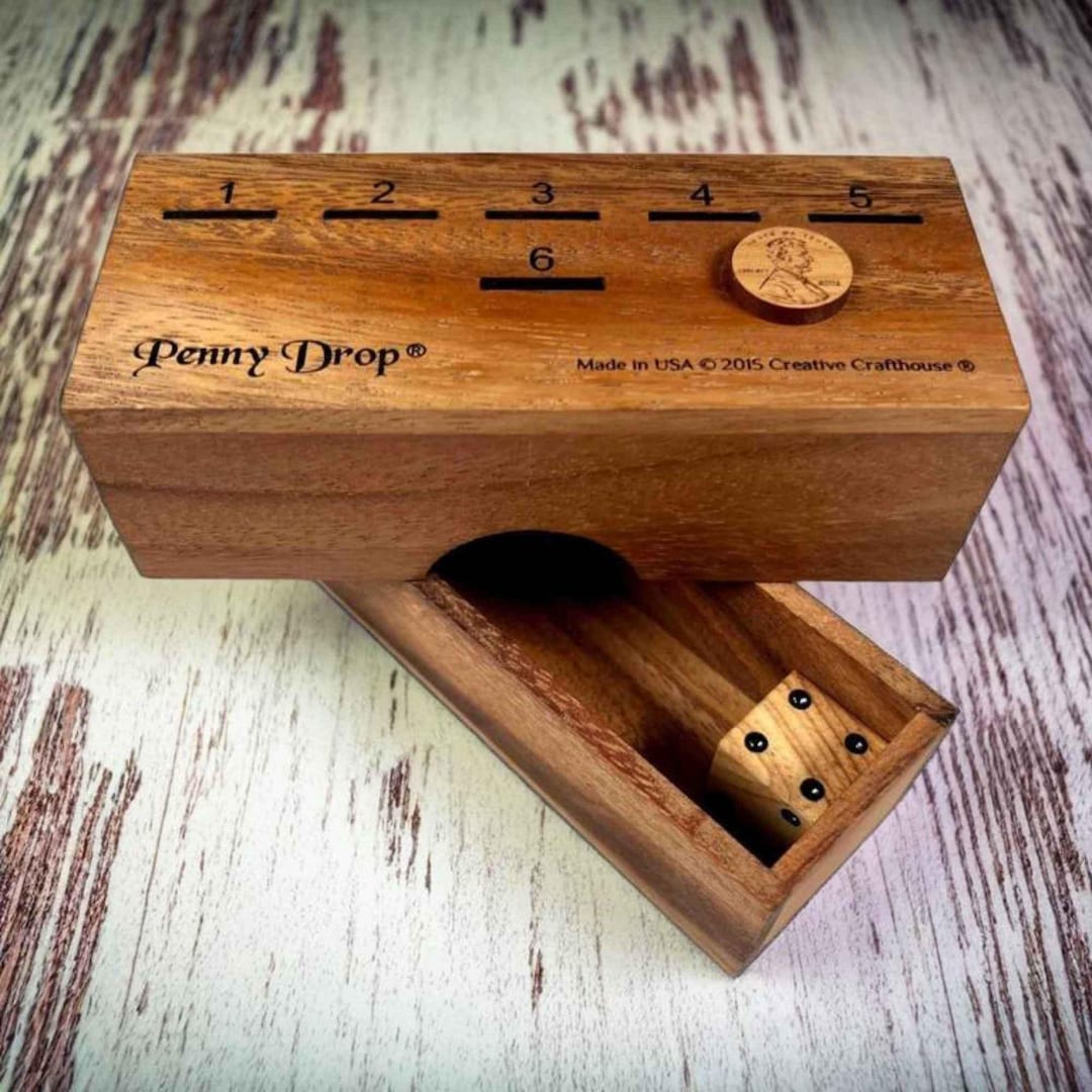 Personalized Penny Drop Game, Family Custom Game, Family Gift, Kids ...