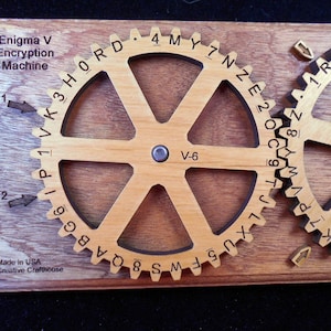 Enigma V Encryption Machine - Make Secret Coded Messages or Solve the ...