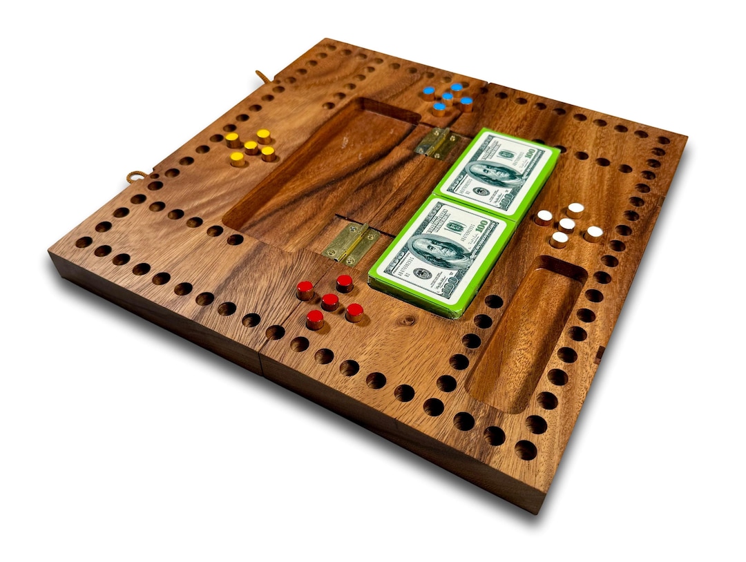 Personalized Pegs and Jokers Board Game, Family Wooden Board Game ...