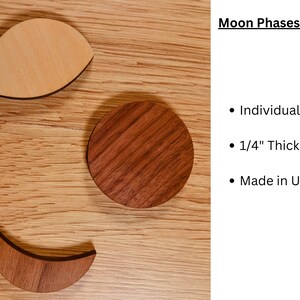 Moon Phase Puzzle, Teach the Lunar Cycle With Our Wooden Phases of the ...