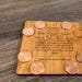 7 Pennies Puzzle, Birthday Gift, Wood Brain Teaser, Bar Game, Bachelor ...