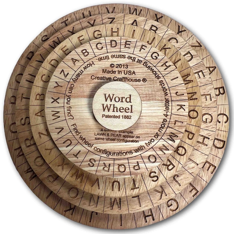 Word Wheel Puzzle Configure The Wheels Such That You Have At Etsy word-wheel-puzzle-configure-the-wheels-such-that-you-have-at-etsy