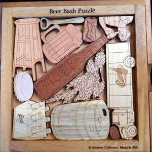 Beer Bash The Puzzle For Beer Lovers Brain Teaser Beer | Etsy