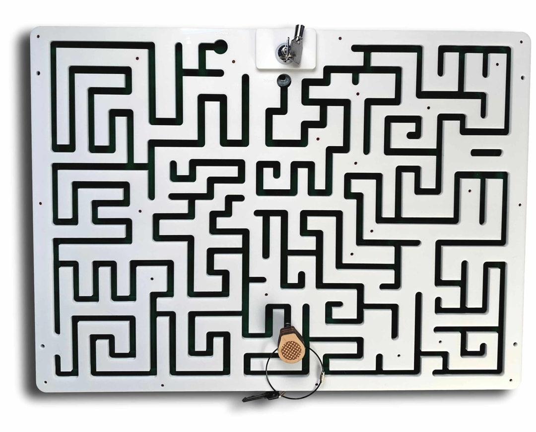 Key Maze Puzzle - Acrylic Model– Traps a Key Until Maze is Solved - Etsy