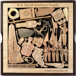 Naval Academy Puzzle – Challenging & Artistic Wood Brain Teaser ...
