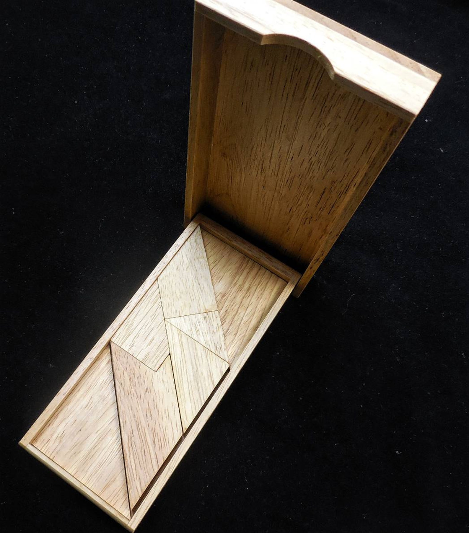 Rhombus 5 Puzzle The 5 Pieces Make 29 Shapes Laser Engraved | Etsy