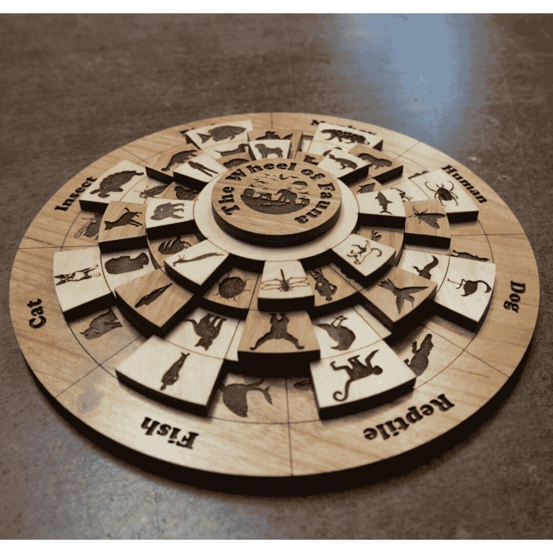 Montessori Animal Puzzle Toy for Kids, Educational Toy, Wooden Matching ...