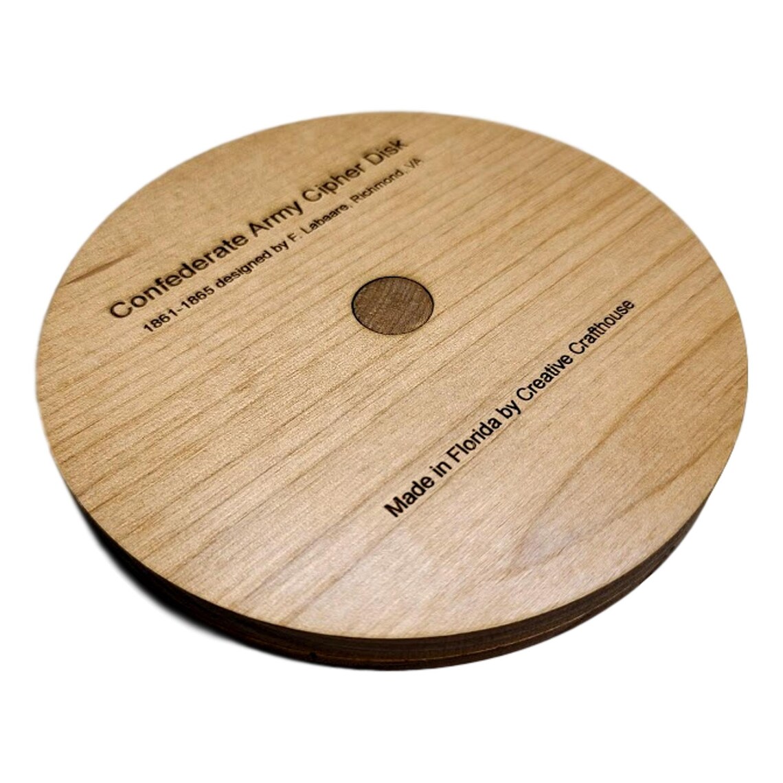 Confederate Army Cipher Disk, Civil War Encryption Wheels, Enigma ...