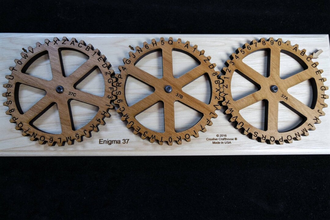 Enigma 37 Encryption Machine With Letters and Numbers, Encode Machine ...