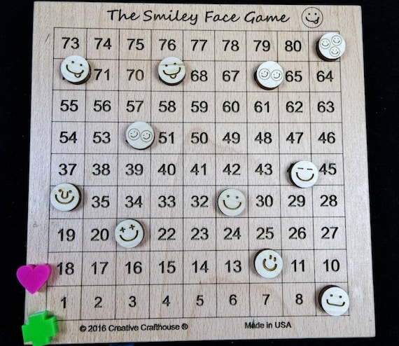 Smiley Face Games & Odd Even Tag Game Fun for All Ages - Etsy