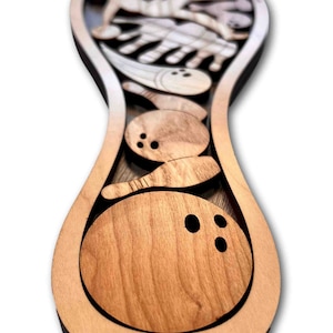 Bowling Pin Puzzle, Bowling Gifts for Men, Personalized Bowling Puzzle ...