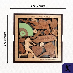 Baseball Fanatic Puzzle Unique Gift for Any Baseball Fan Brain Teaser ...