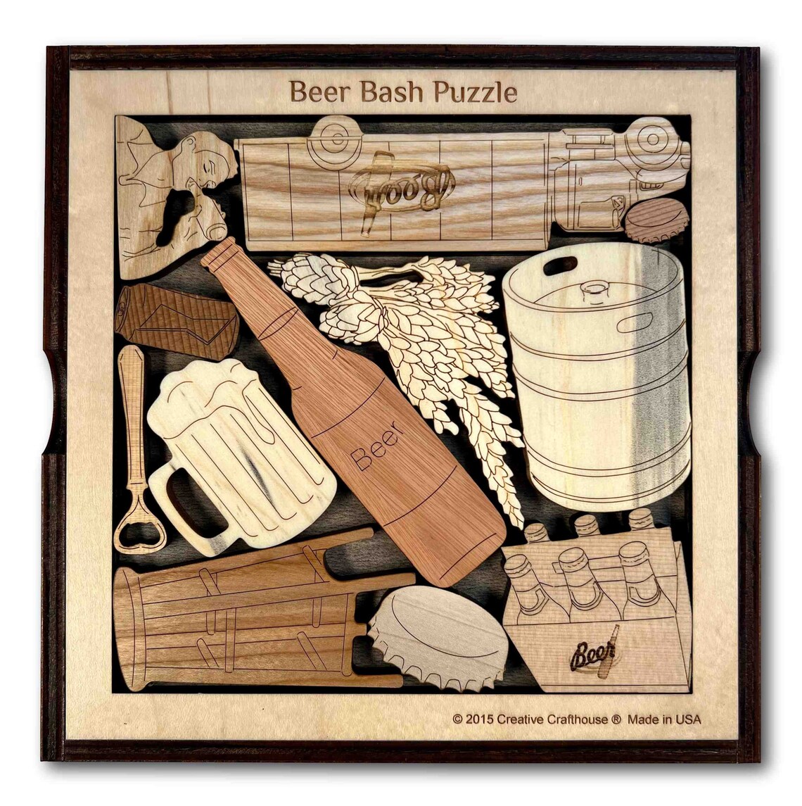 Beer Bash the Puzzle for Beer Lovers Brain Teaser Beer - Etsy