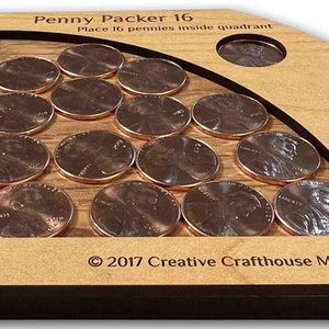 Personalized Penny Packing Puzzle | Perfect Christmas Gift for Brain ...