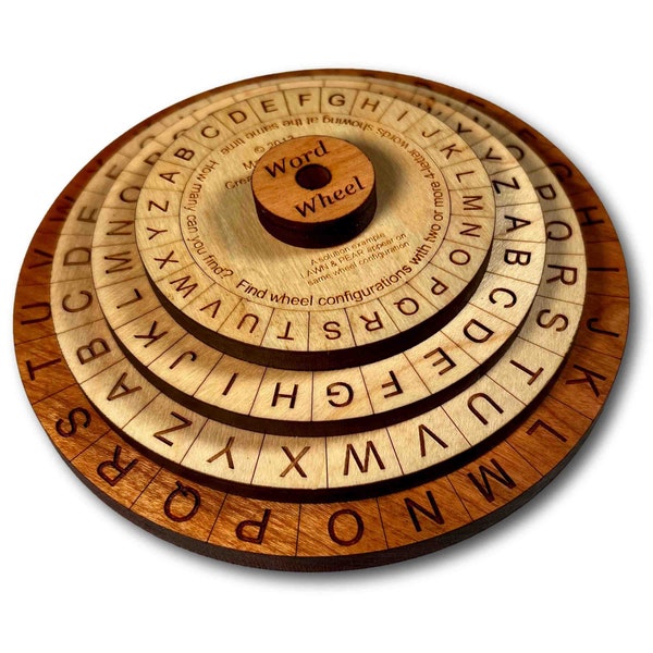 Wooden Word Game Adult - Etsy