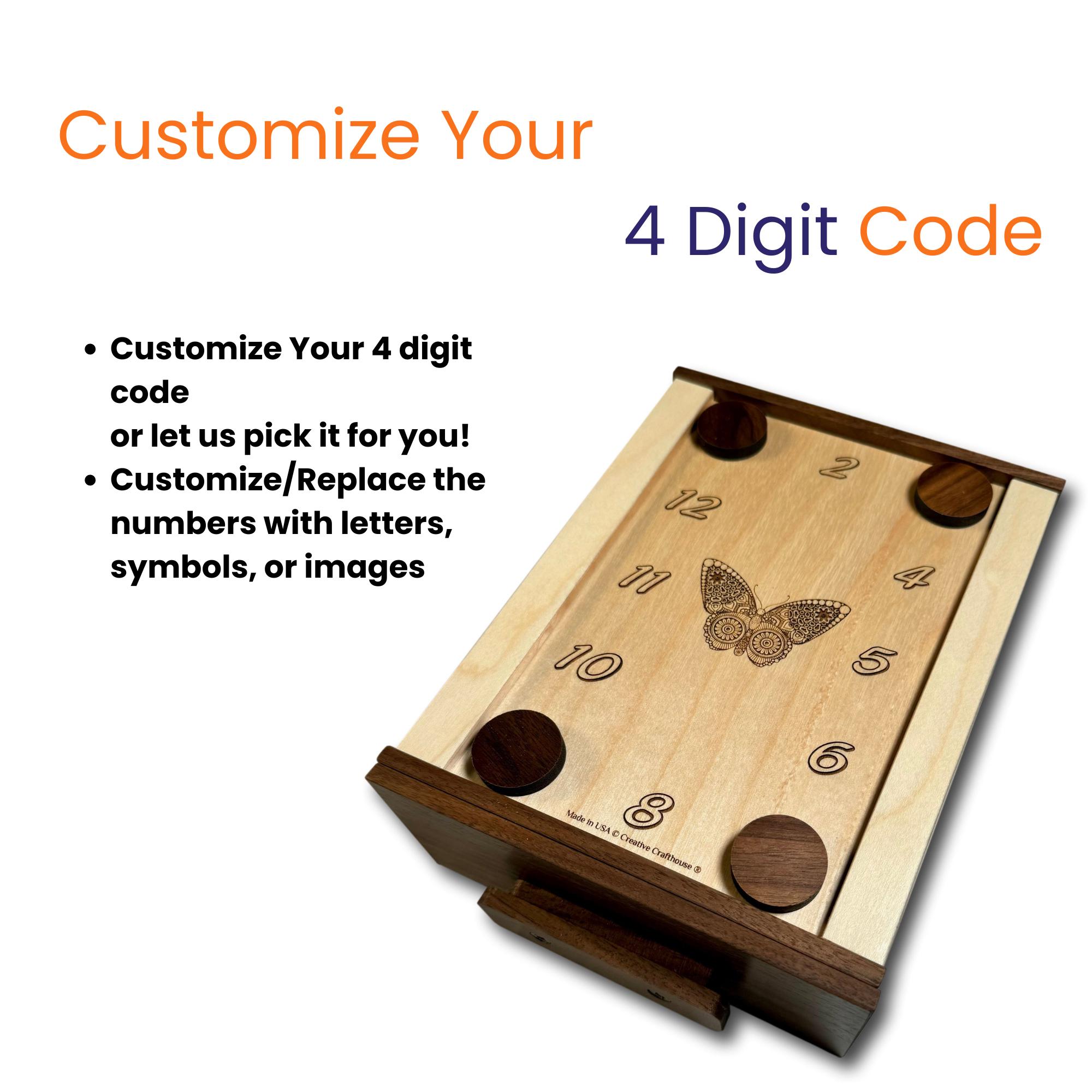 Personalized Escape Room Puzzle Box, Escape Room Props, Custom Puzzle ...