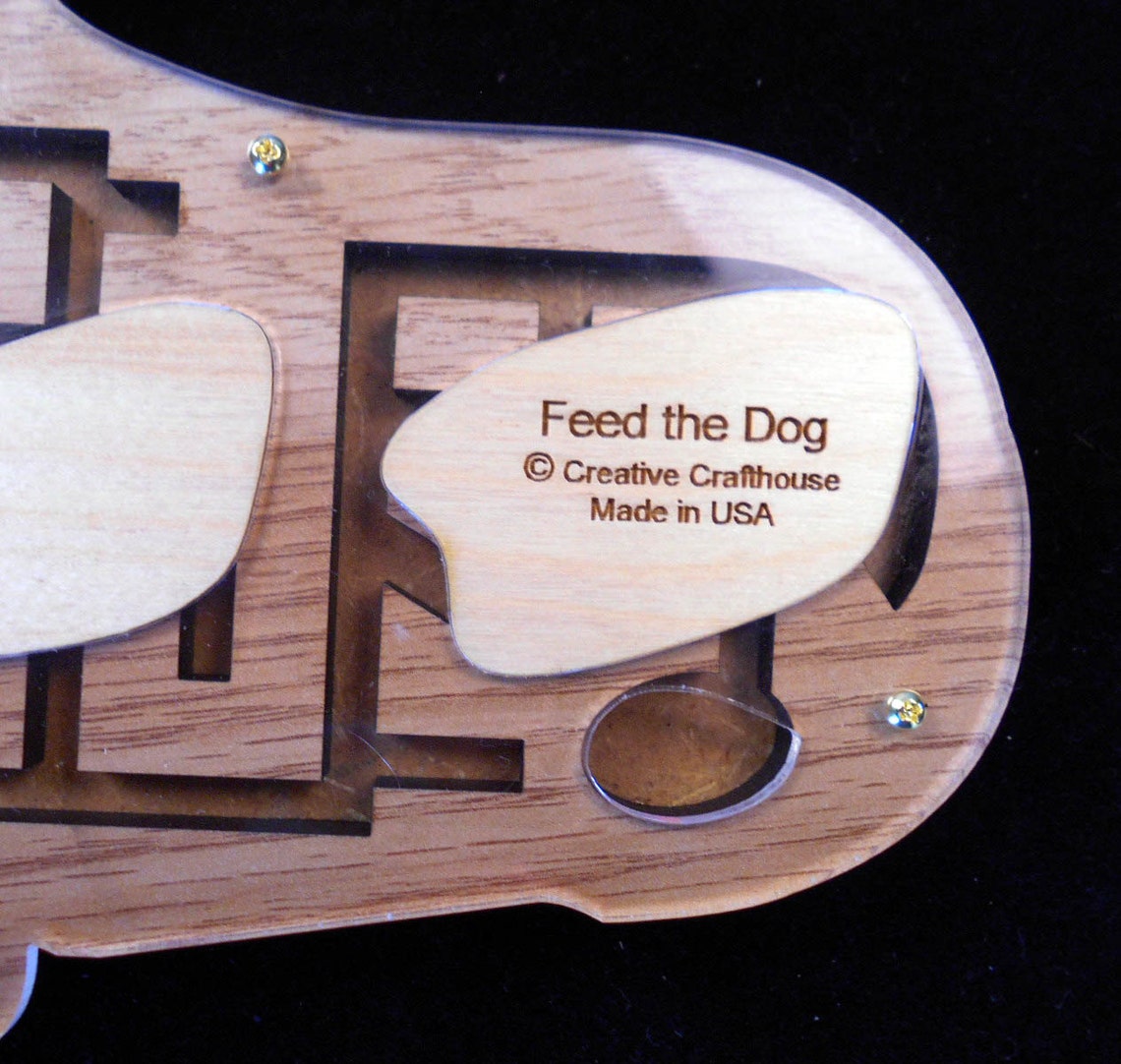 Feed the Dog Maze Puzzle Unusual and Challenging Fun - Etsy