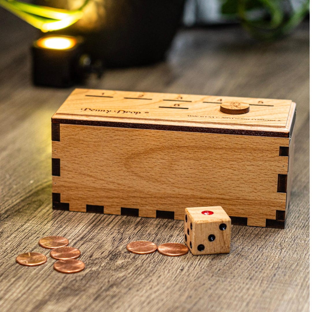 Personalized Penny Drop Game Customize With a Laser Engraved Name ...