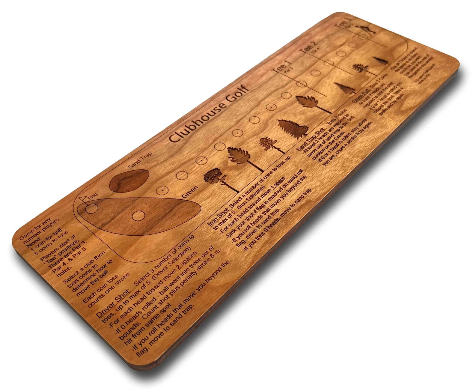 Personalized Clubhouse Golf Game | Unique Two Player Board Game - Etsy
