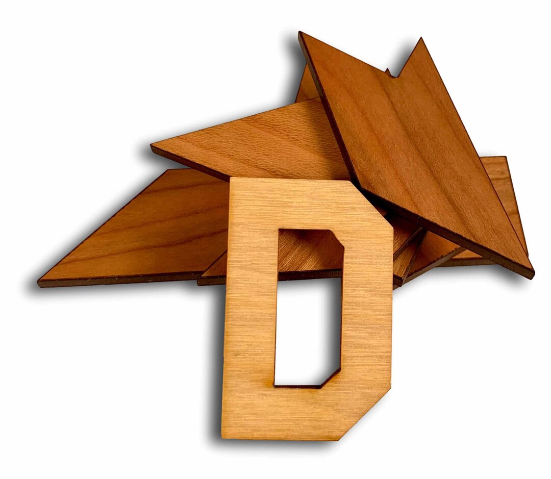 Letter D Puzzle 6 Pieces Make the D From 1933 - Etsy
