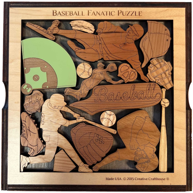 Baseball Fanatic Puzzle Unique Gift for Any Baseball Fan - Etsy