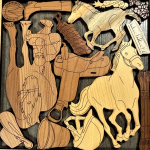 Horse Lovers Puzzle - the Equestrian Challenge Brain Teaser - Artistic ...