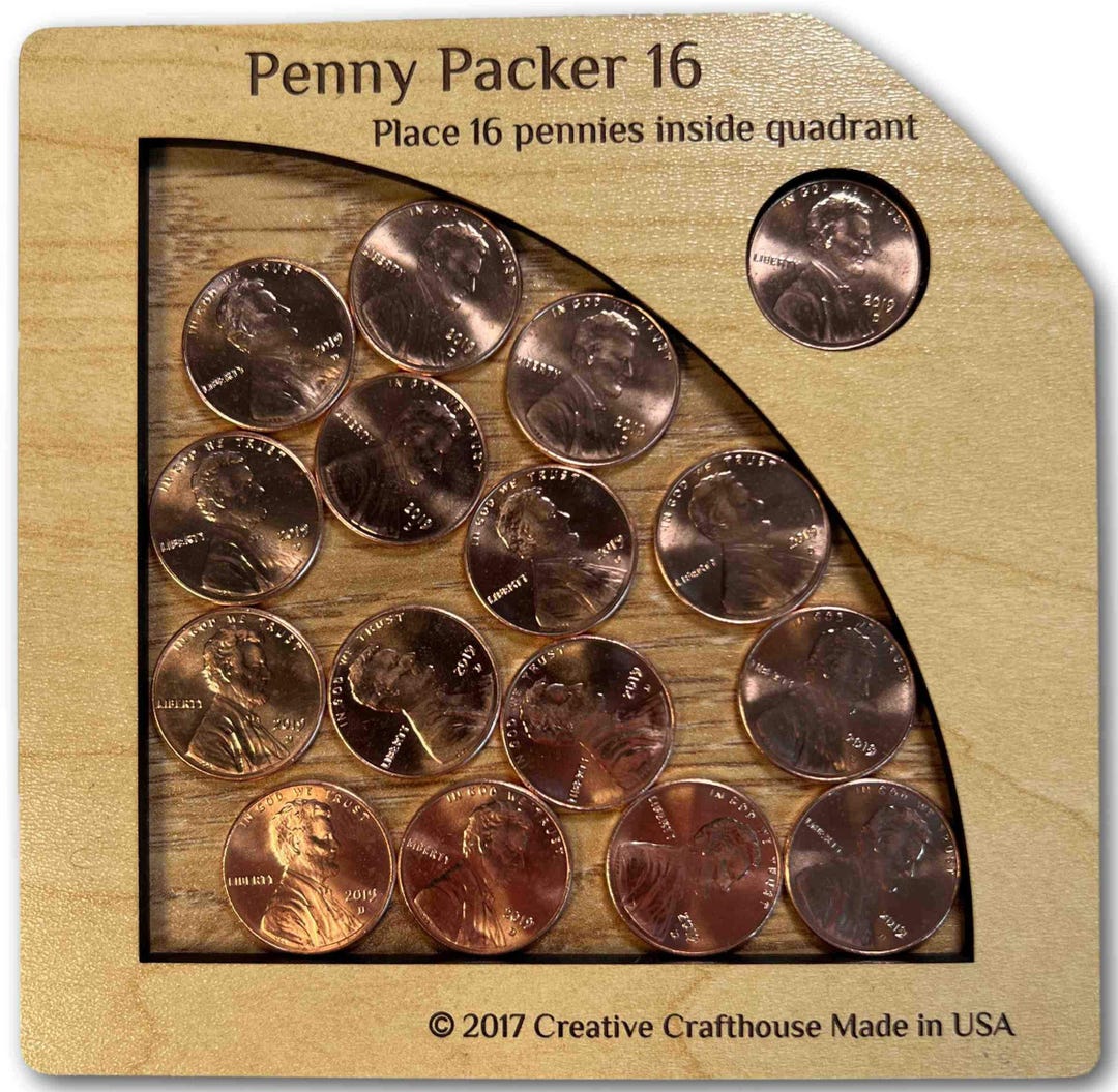 Personalized Penny Packing Puzzle | Perfect Birthday Gift for Brain ...