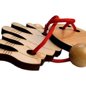 Double Trouble String Puzzle Bowling Ball and Pins Model Brain Teaser ...